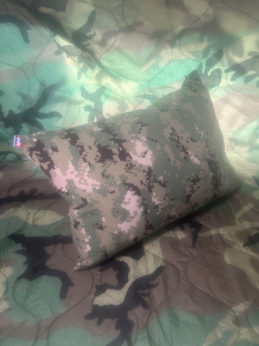 U S NAVY Digi Green Bivy Camo Pillow - Etsy