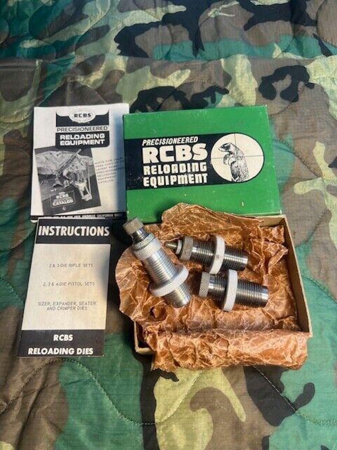 Vintage RCBS Percisioneered 3 Piece Reloading Die Set - Etsy