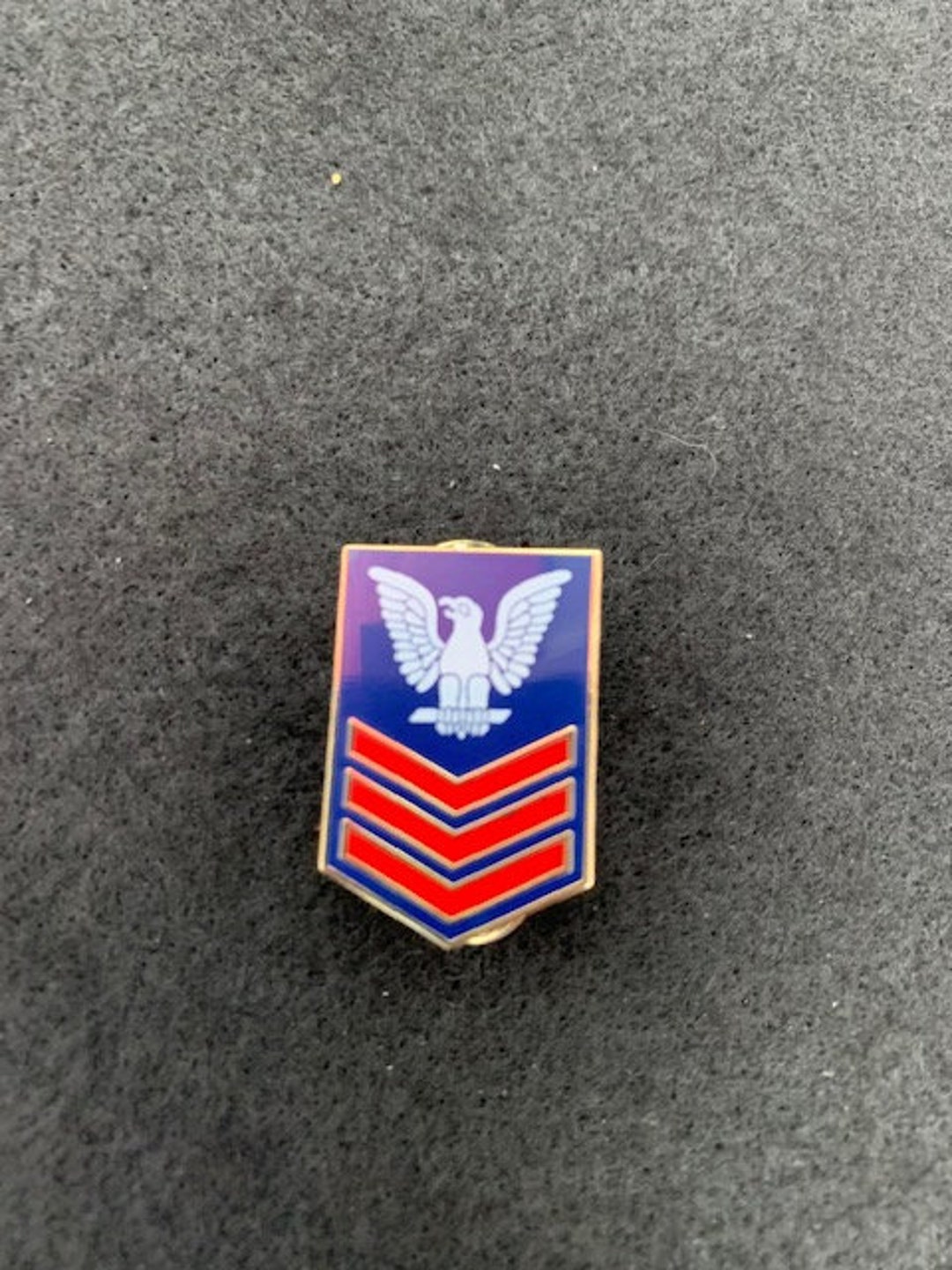 US Navy Petty Officer !st First Class Enamel Backpack Jacket Pin ...