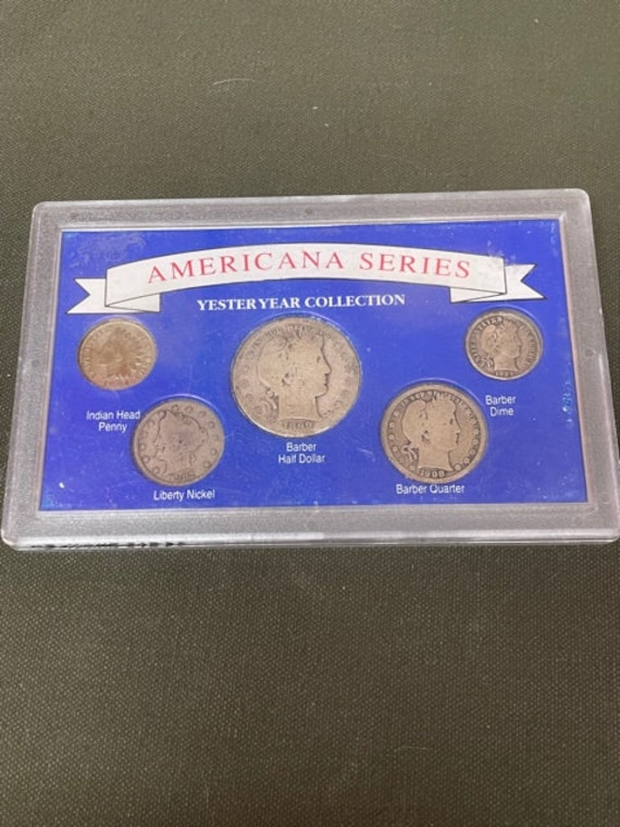 Americana Series Yesteryear Collection Silver Barber Half | Etsy