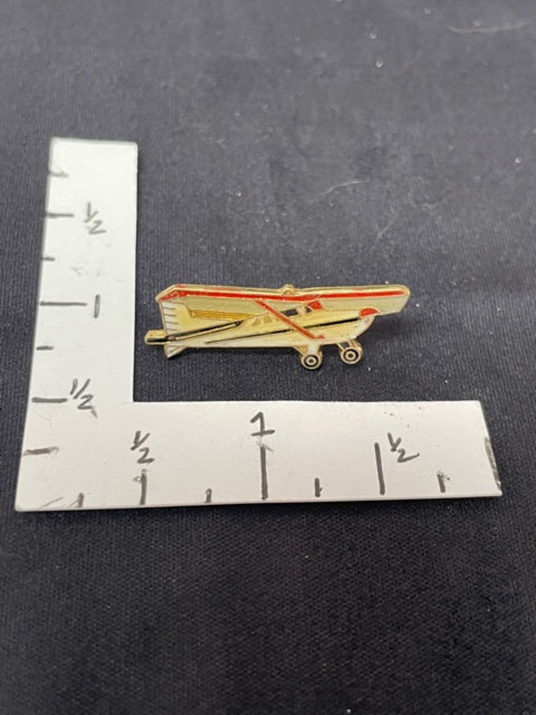 Vintage Piper Cub Airplane Pin - Etsy