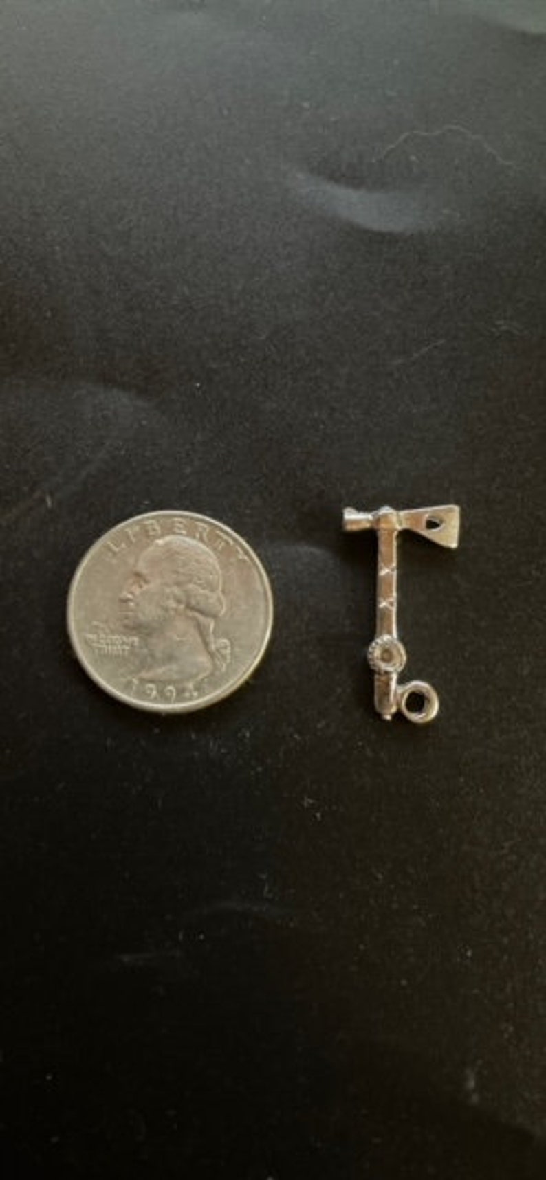 925 Sterling Silver Indian Tomahawk Hatchet Charm for Bracelets ...