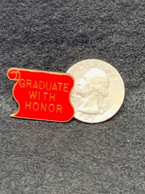 Graduate With Honor Enamel Backpack Pin Jacket Pin - Etsy