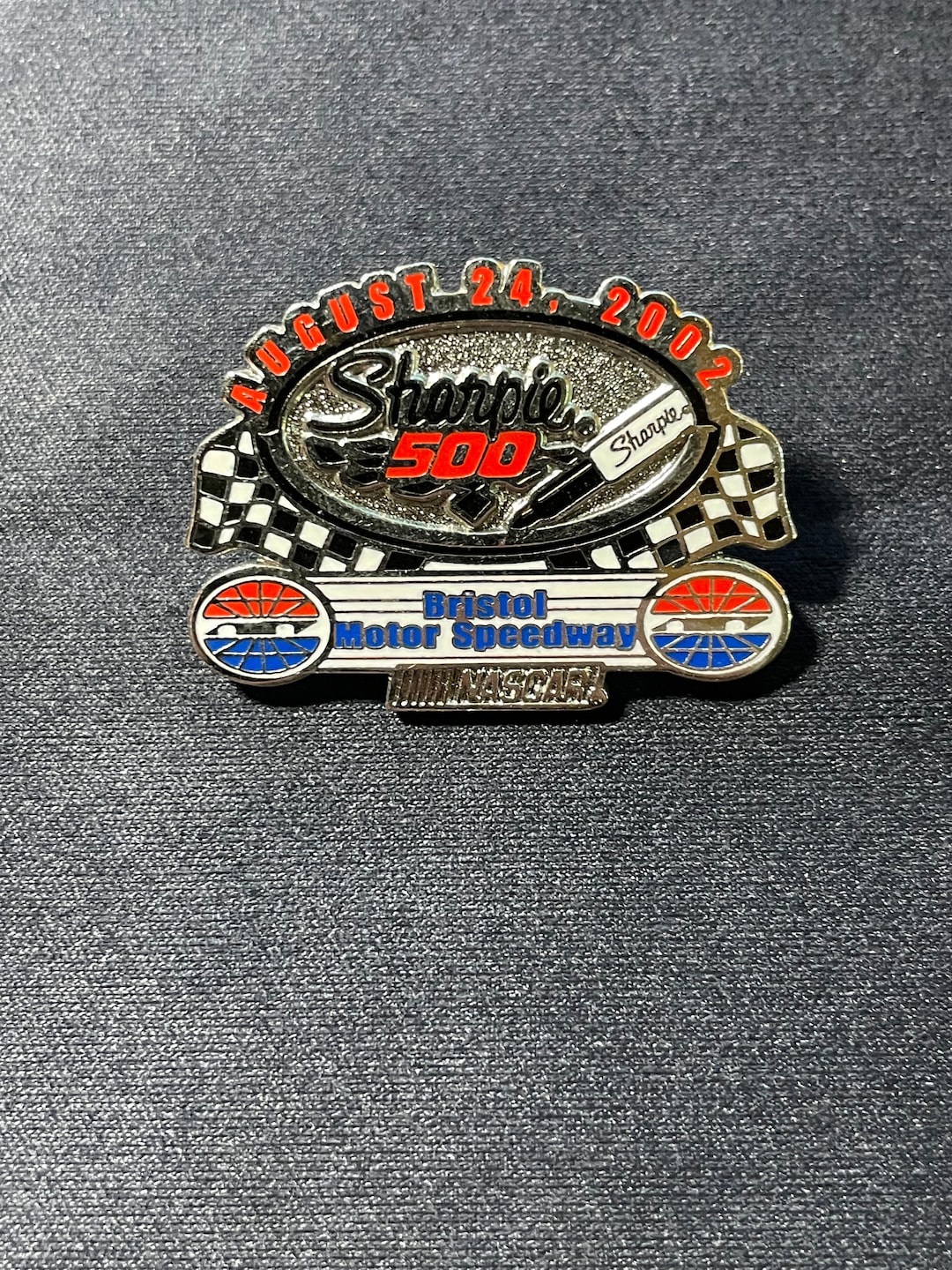 Enamel NASCAR Sharpie 500 Bristol Motor Speedway Racing Backpack Pin - Etsy