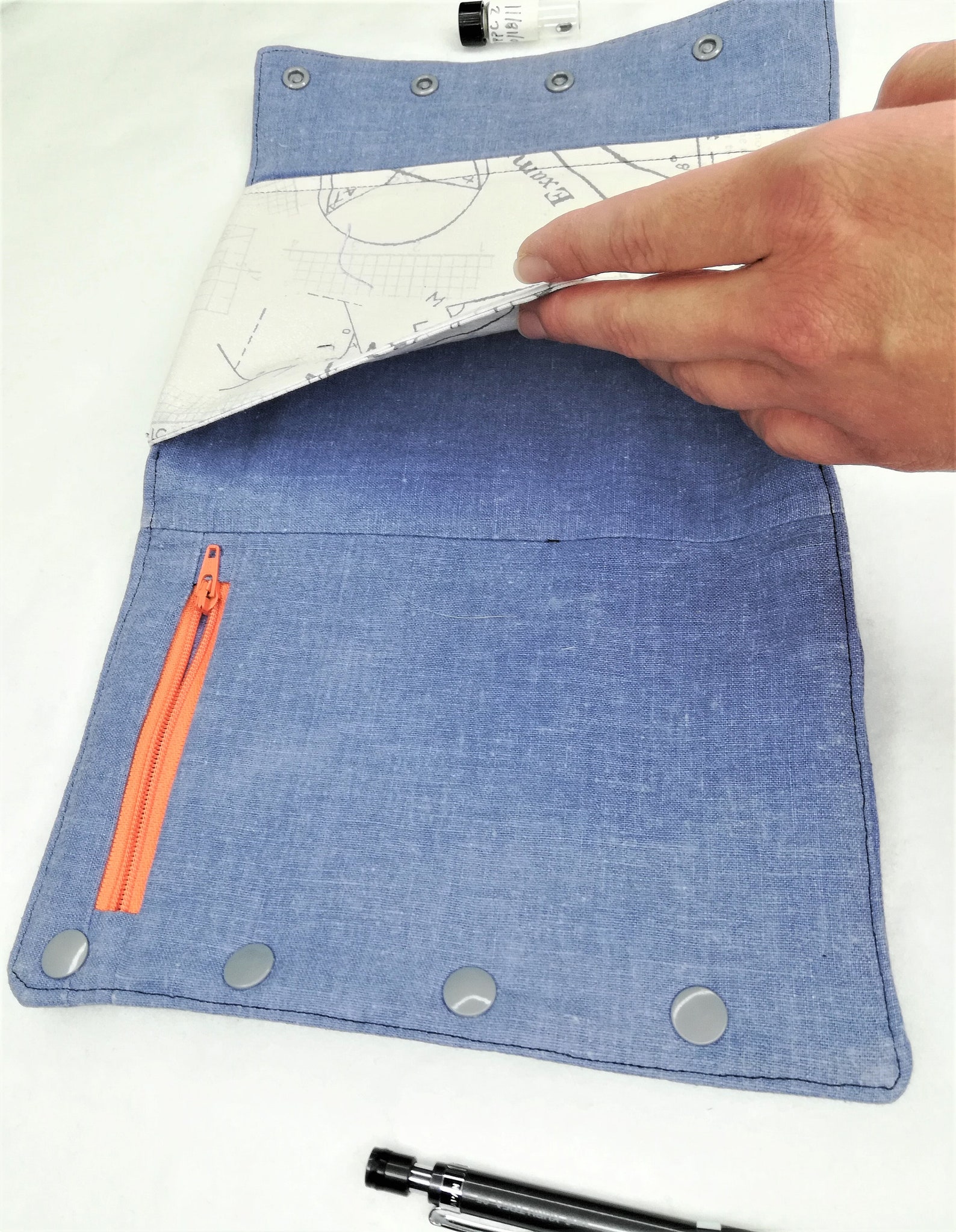The Curie Research Notebook Cover PDF Pattern Beginner Sewing - Etsy