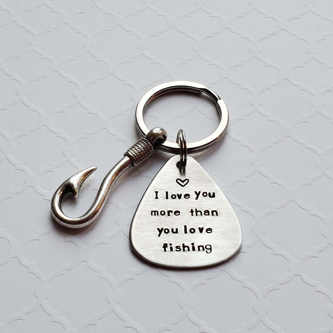 Custom Fishing Lure Keychain - Etsy