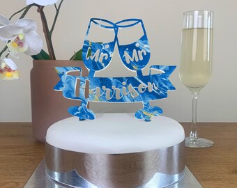 Prosecco Cake Topper | Etsy