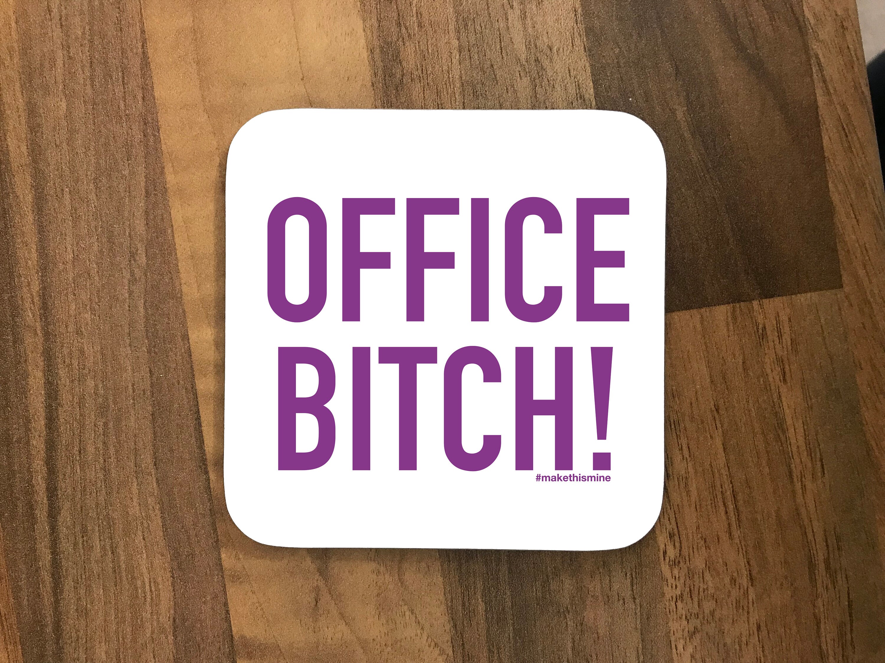 Funny Rude Office Coasters Set of 4 Novelty Swearing - Etsy UK