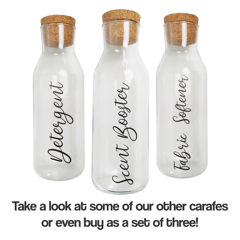 Customised Scent Booster 1L Glass Carafe Jar Home Storage - Etsy