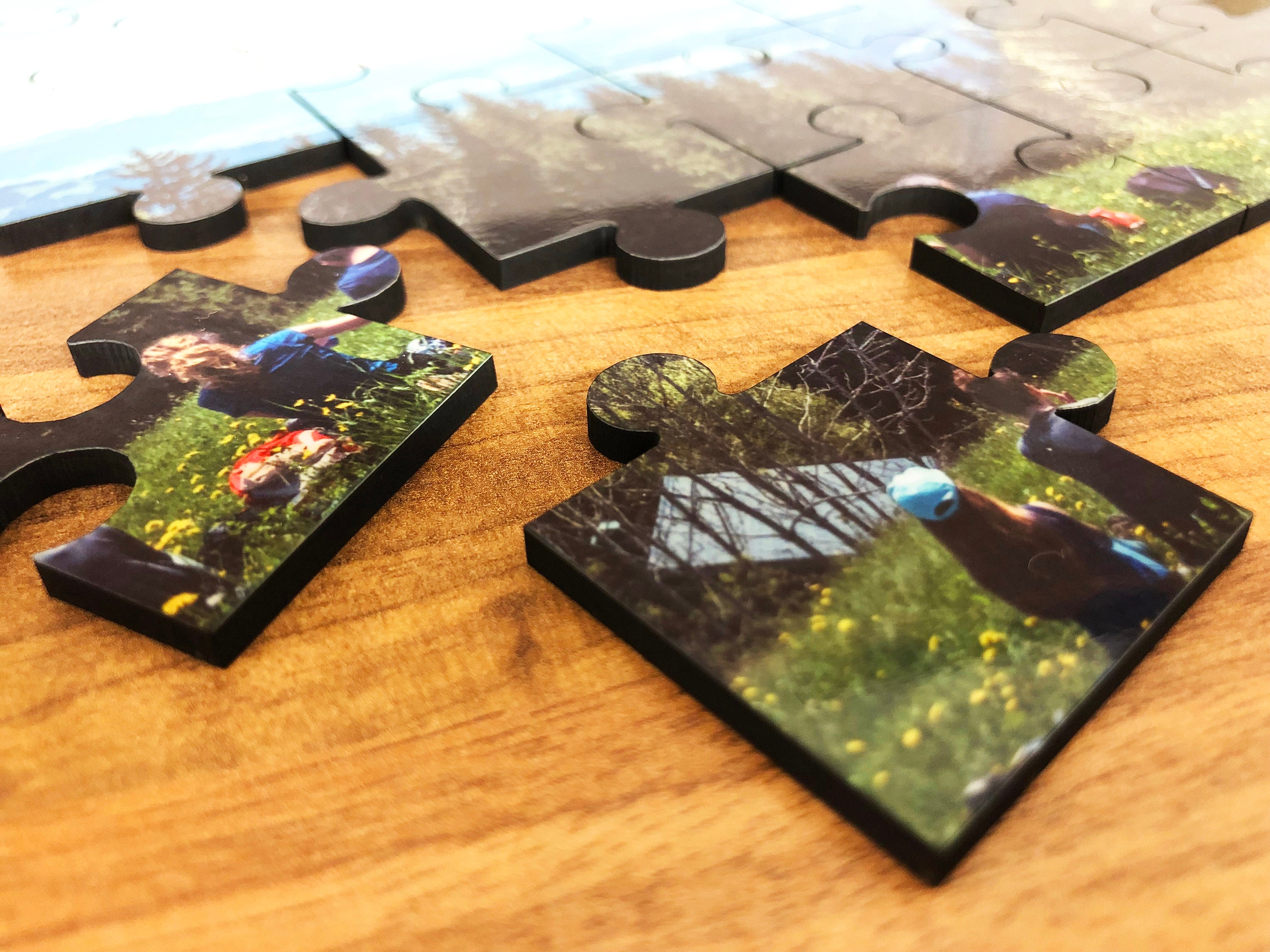 Personalised Photo 25 Piece MDF Jigsaw & Gift Bag Children - Etsy UK