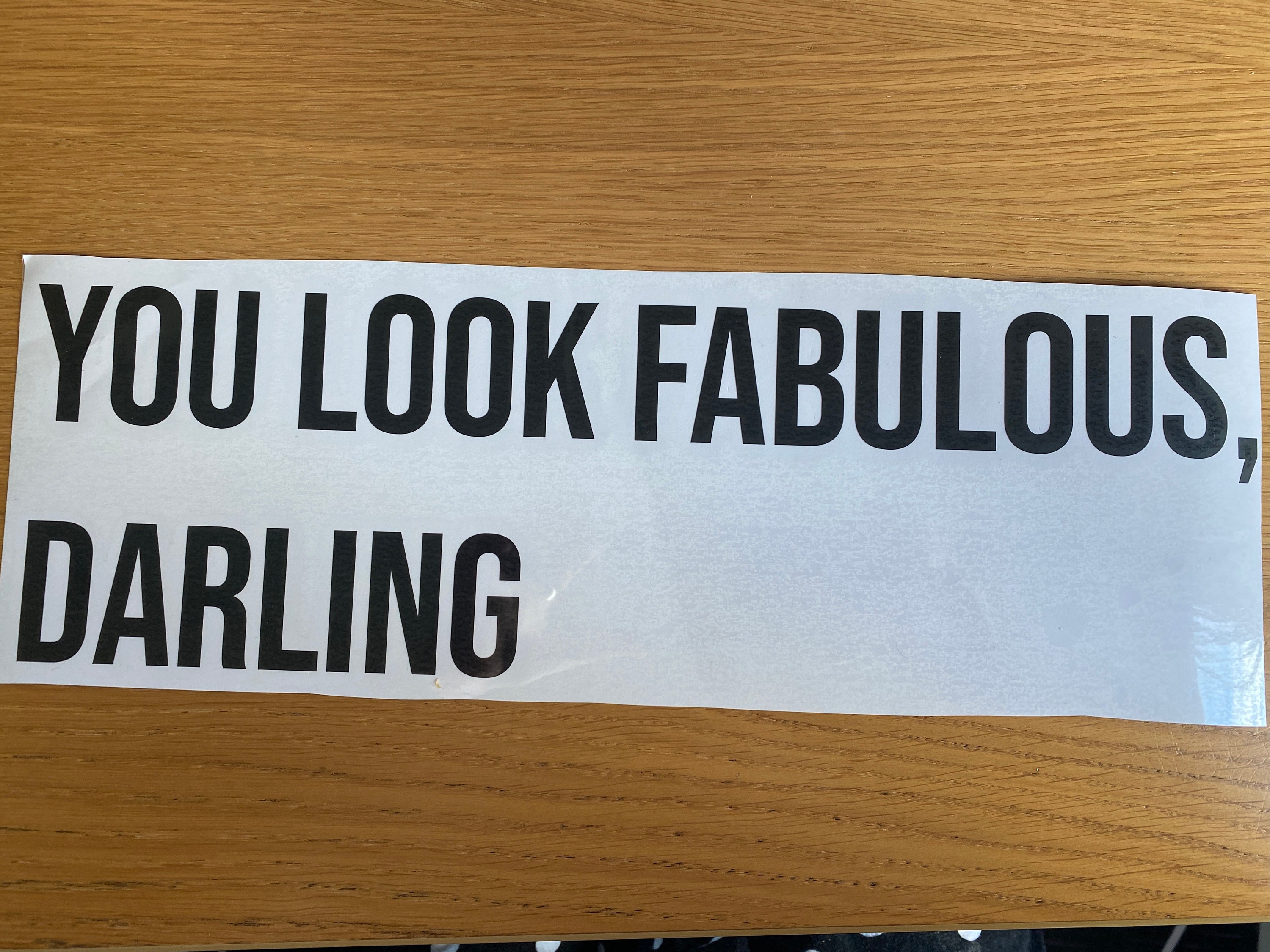 Be Free Be True Be You Black Vinyl Mirror Sticker - Etsy UK