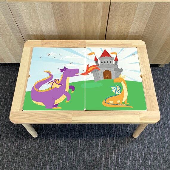 Kids Dragon Fairytale Table Top STICKER ONLY Compatible With - Etsy