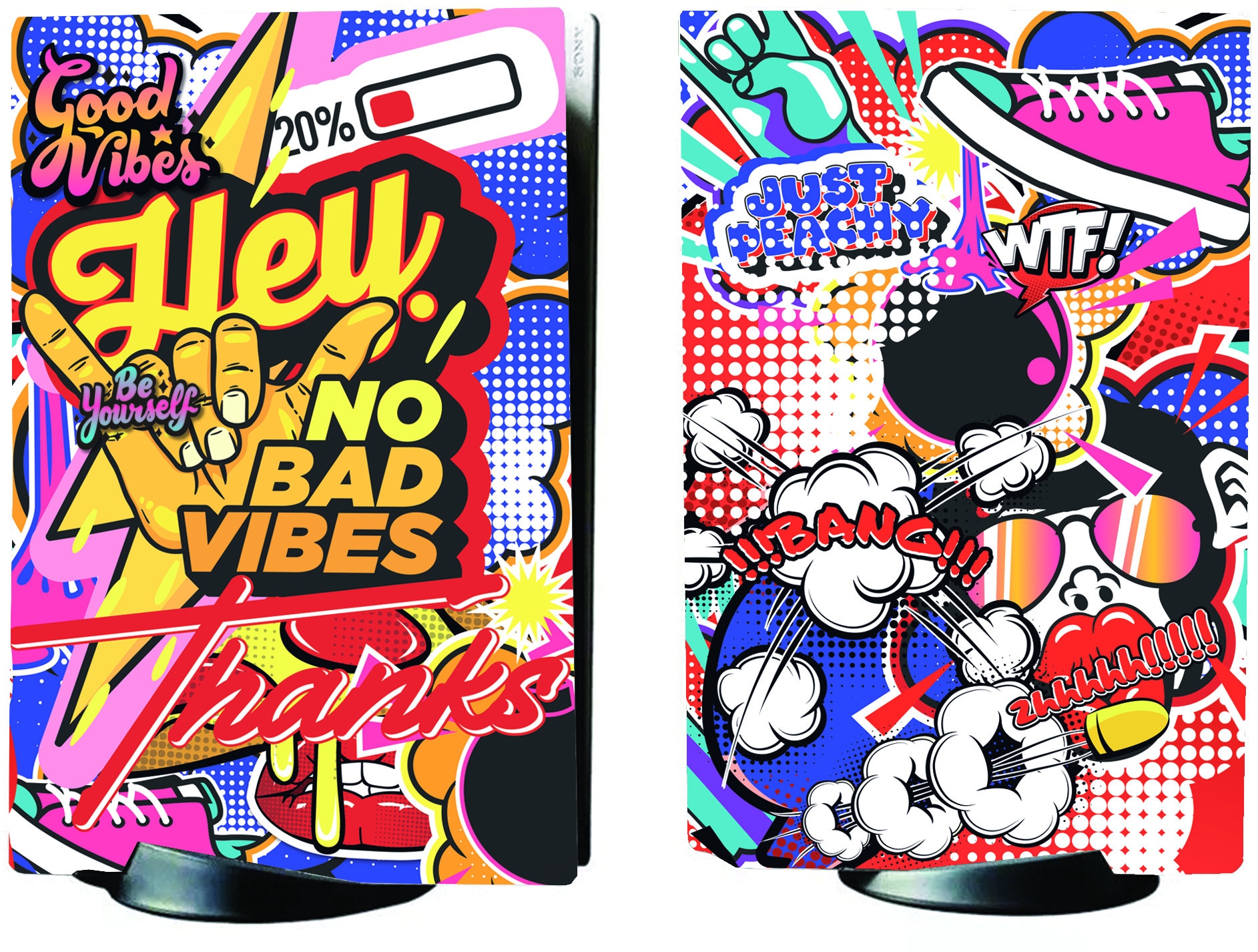 PS5 Sticker-bomb Gamer Console Vinyl Sticker - Etsy