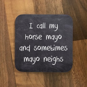 Funny Novelty Chalk Board Effect Coaster - Pack of 6 (set 2) Puns ...