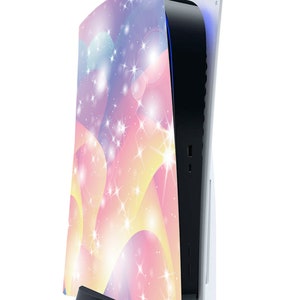 PS5 Rainbow Sparkle Gamer Console Vinyl Sticker Personalised Name - Etsy