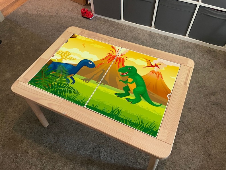 Kids Dinosaur Table Top STICKER ONLY Compatible With IKEA | Etsy