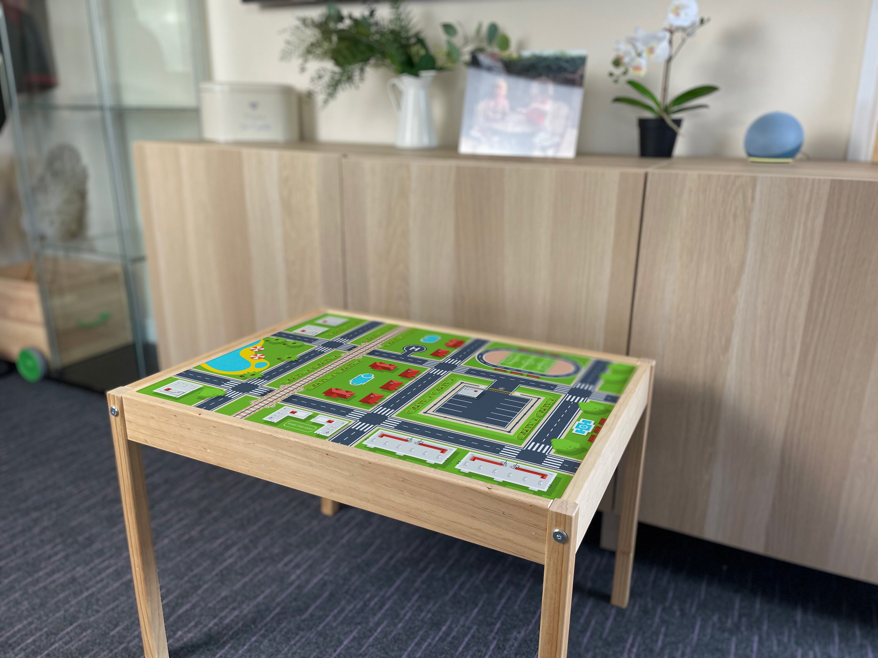 Kids City Table Top STICKER ONLY Compatible With IKEA Latt - Etsy