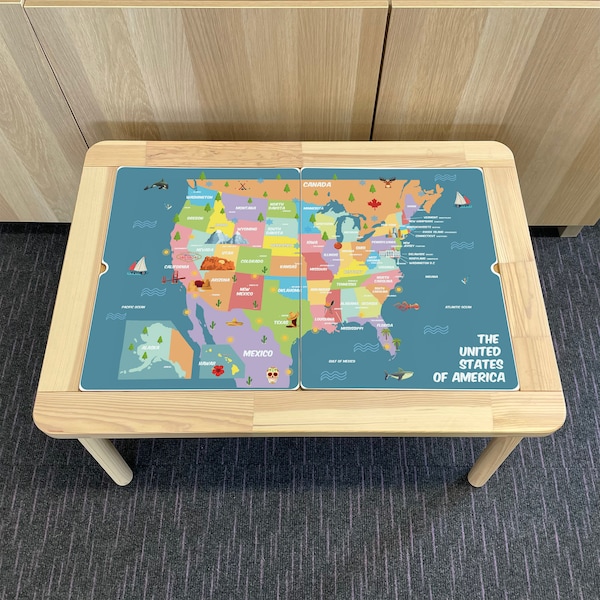 Kids Table Top Decal - Etsy