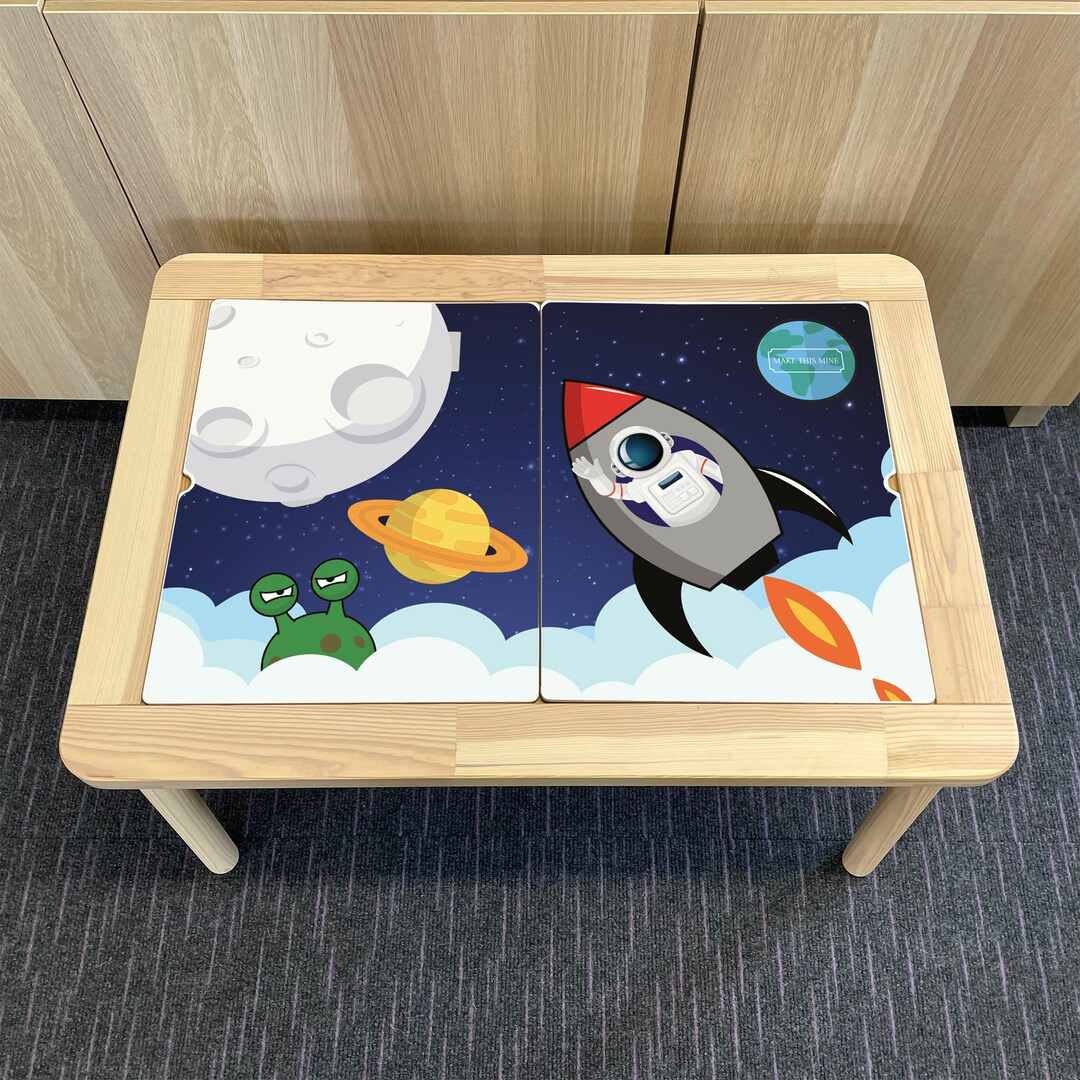 Kids Space Table Top STICKER ONLY Compatible With IKEA Flisat Tables - Etsy