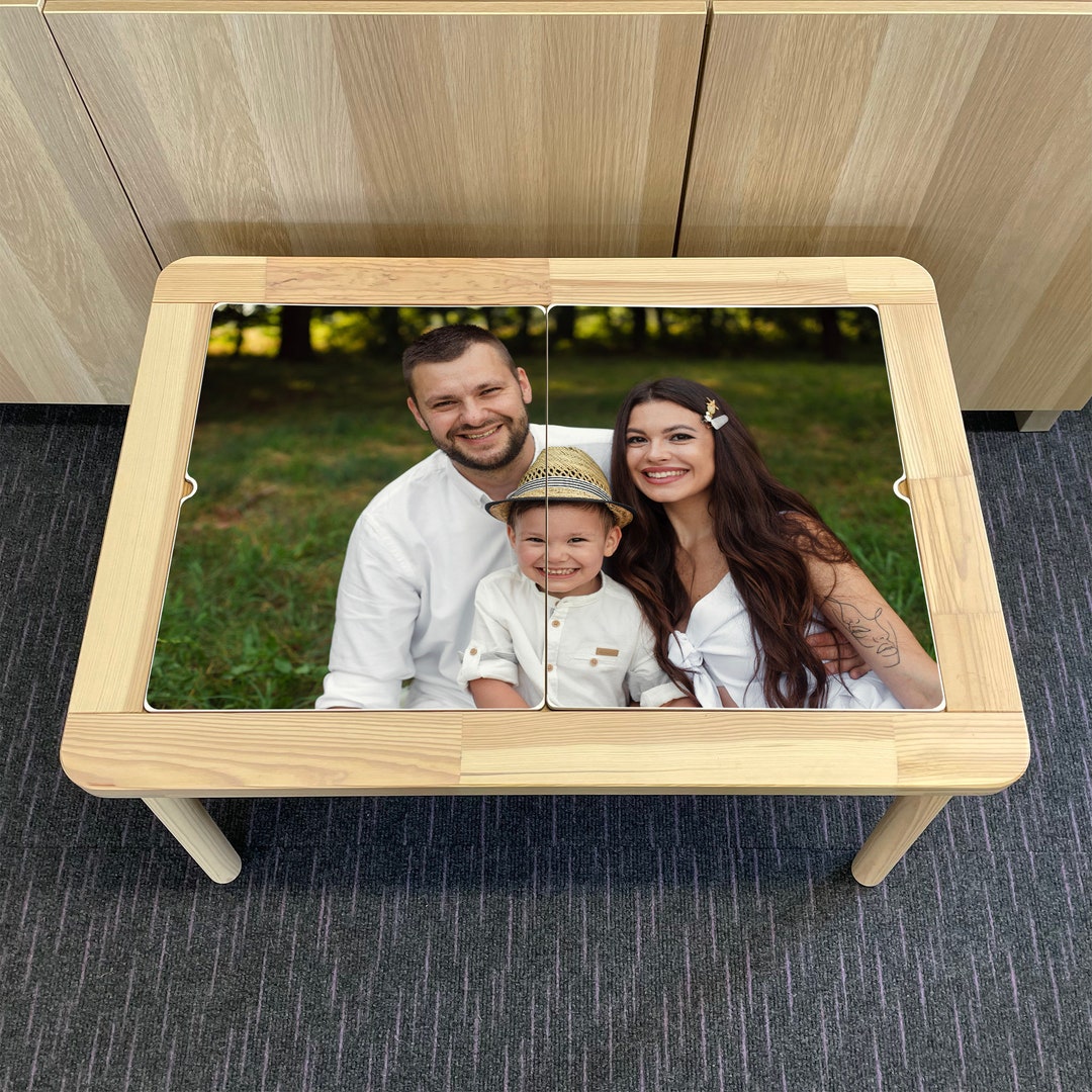 Personalised Table Top STICKER ONLY Compatible With IKEA Flisat Tables ...
