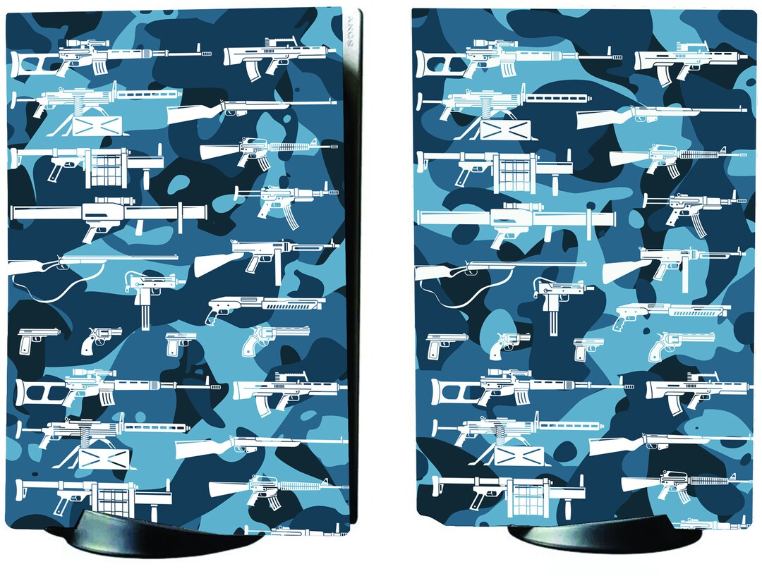 PS5 Army Blue Camo Console Vinyl Sticker - Etsy