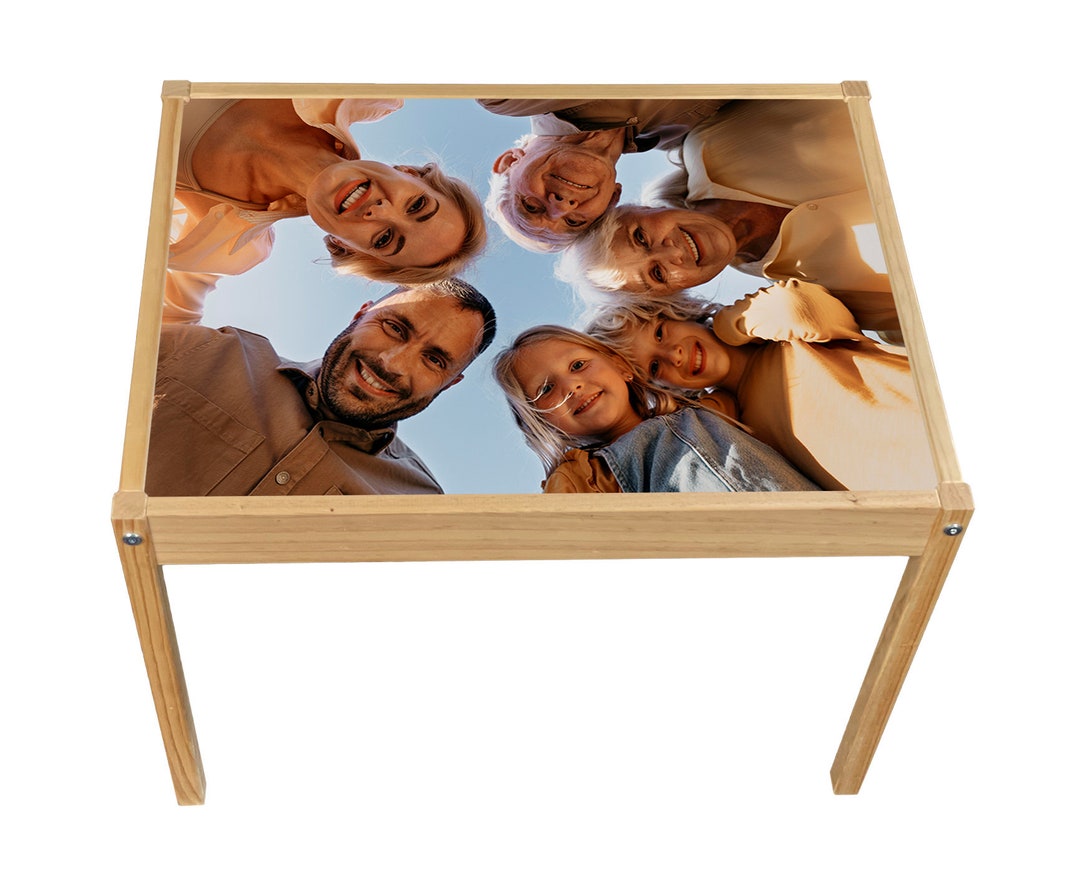 Personalised Kids Custom Photo Table Top STICKER ONLY Compatible With ...