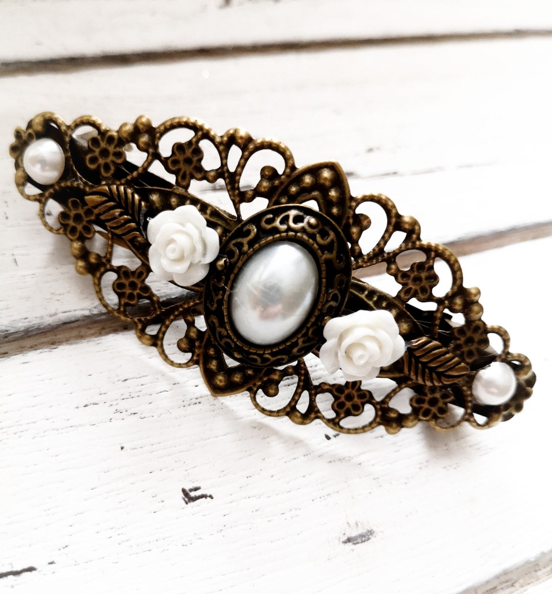 Decorated Hair Clip, Hair Accessories, Wedding, - Etsy