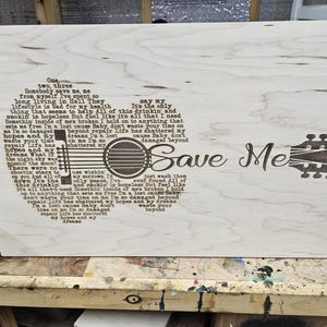 Nutshell Lyrics Guitar Shaped SVG ONLY DIGITAL - Etsy