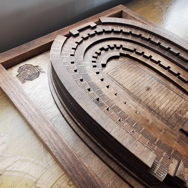 Ohio State Stadium 3d Model FREE SHIPPING - Etsy