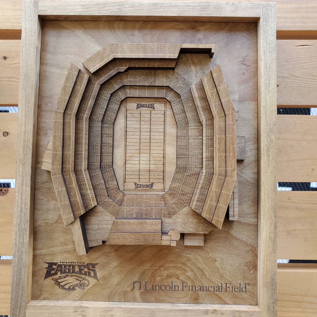 Philadelphia Eagles Lincoln Financial Field 3d Model FREE SHIPPING - Etsy