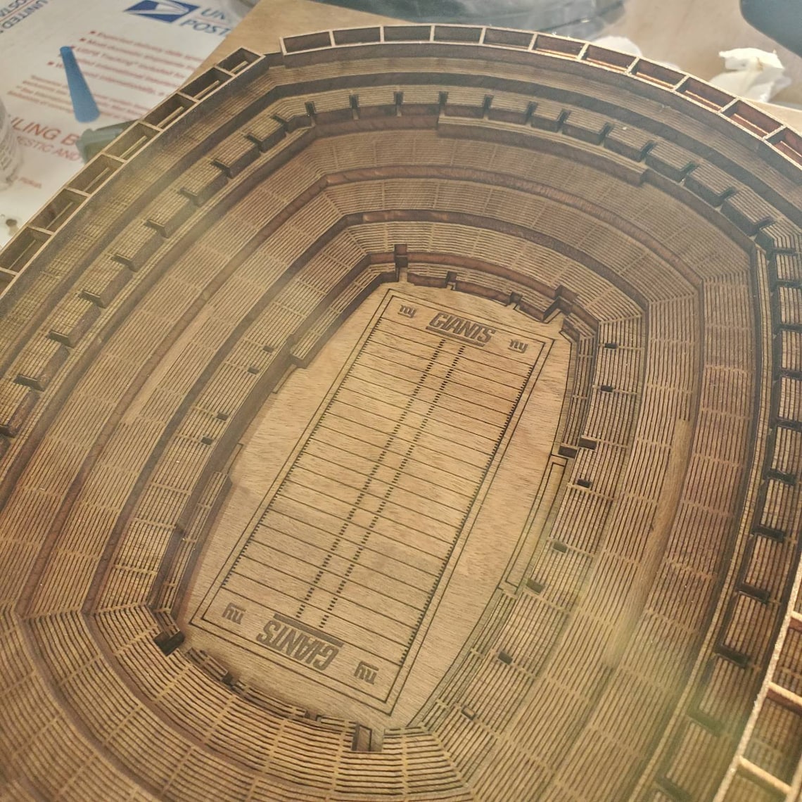 NY Giants Metlife Stadium Field 3d Model FREE SHIPPING - Etsy