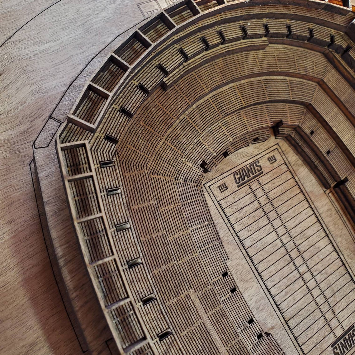 NY Giants Metlife Stadium Field 3d Model FREE SHIPPING - Etsy