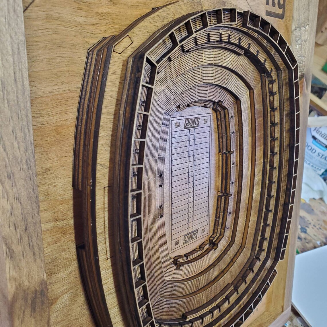 NY Giants Metlife Stadium Field 3d Model FREE SHIPPING - Etsy