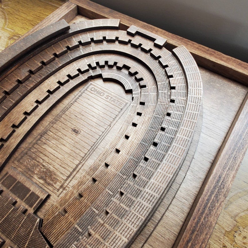 Ohio State Stadium 3d Model FREE SHIPPING - Etsy