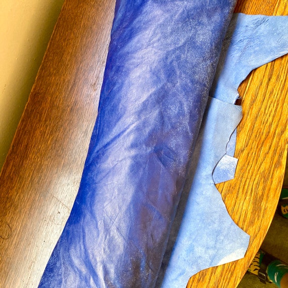 5 Skins of Blue Leather - Etsy