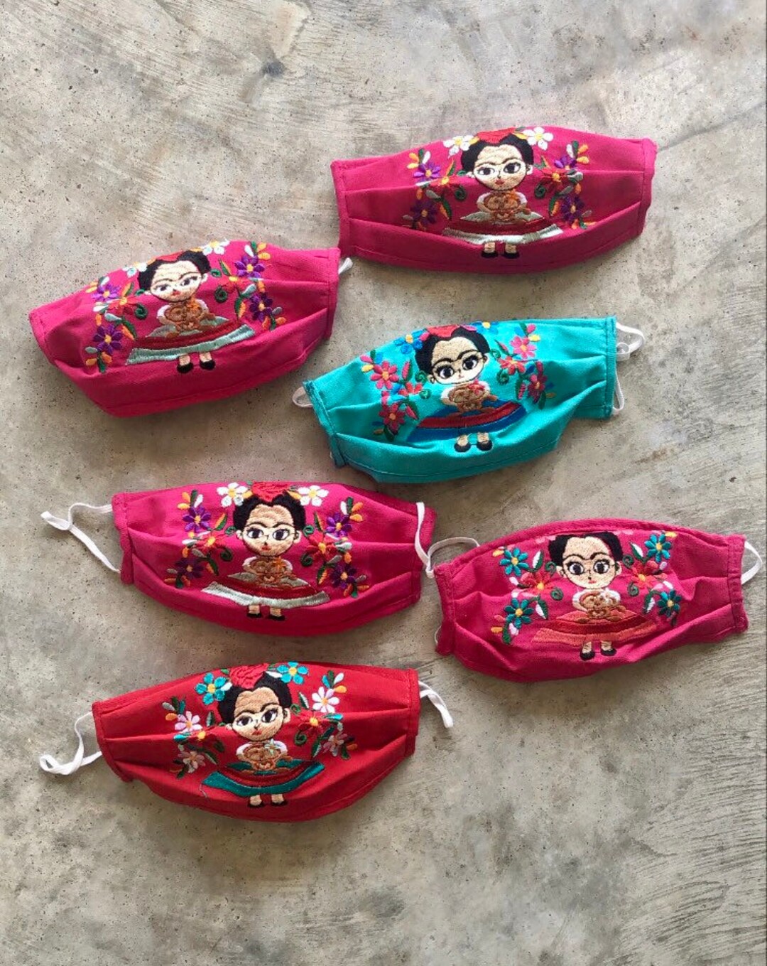 Frida Muneca Face Masks/ Frida Kahlo Face Masks/ Artisanal - Etsy