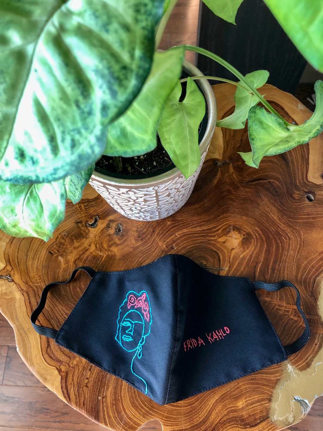 Anti Fluid Face Mask/frida Kahlo Face Masks/face Masks/ Face Covers ...