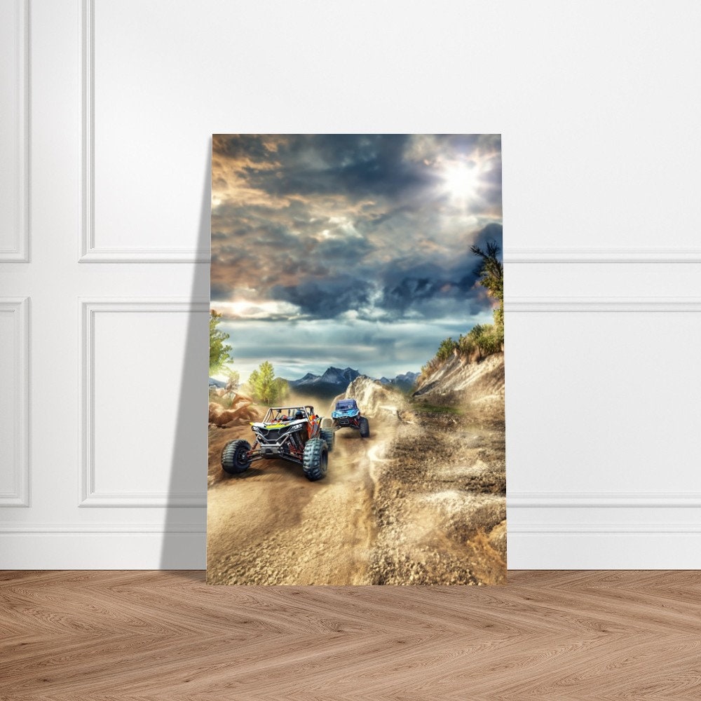 Riding Side by Side Poster | ATV UTV Offroad SXS Trail Riding | Off ...