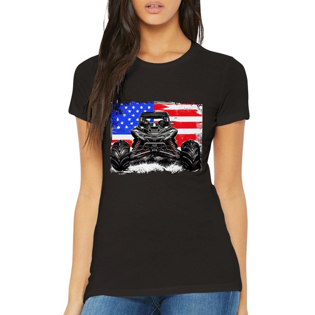 Flag Ride Side by Side ATV UTV 4x4 Offroad Shirt Gift Dirt off Road ...