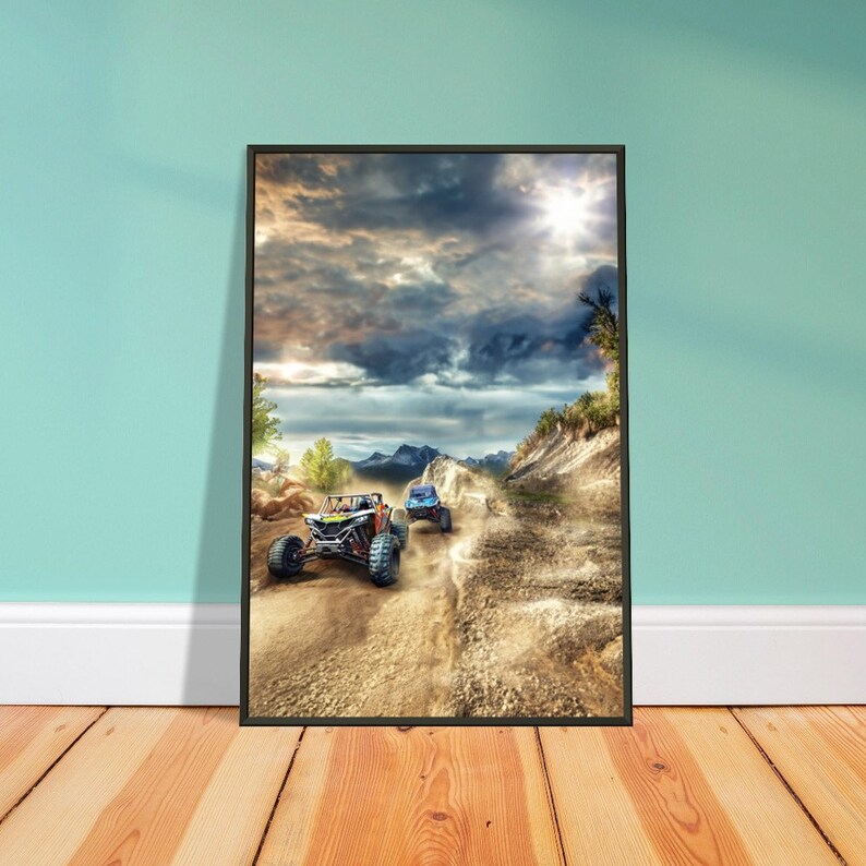 Riding Side by Side Poster | ATV UTV Offroad SXS Trail Riding | Off ...
