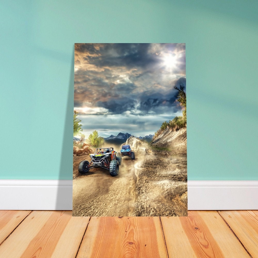 Riding Side by Side Poster | ATV UTV Offroad SXS Trail Riding | Off ...