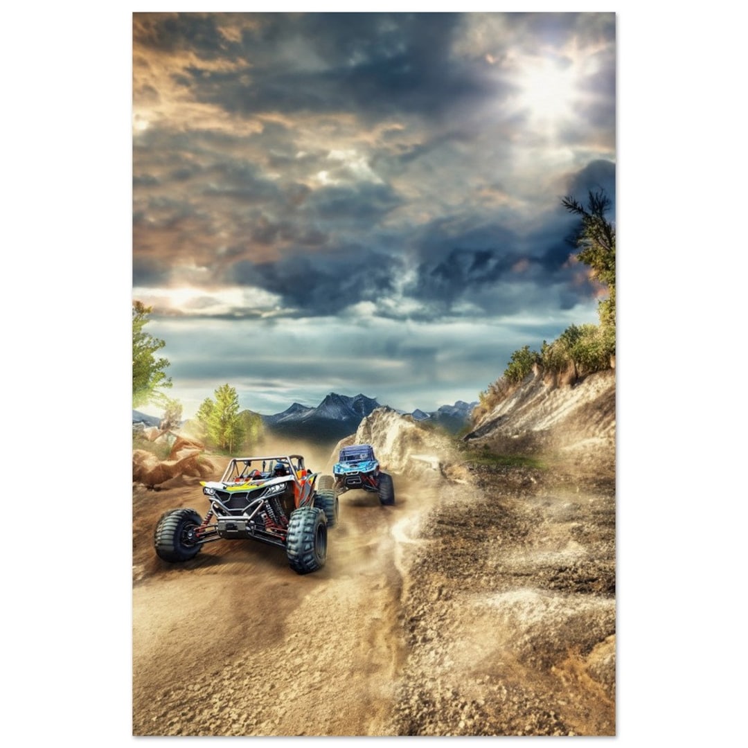 Riding Side by Side Poster | ATV UTV Offroad SXS Trail Riding | Off ...