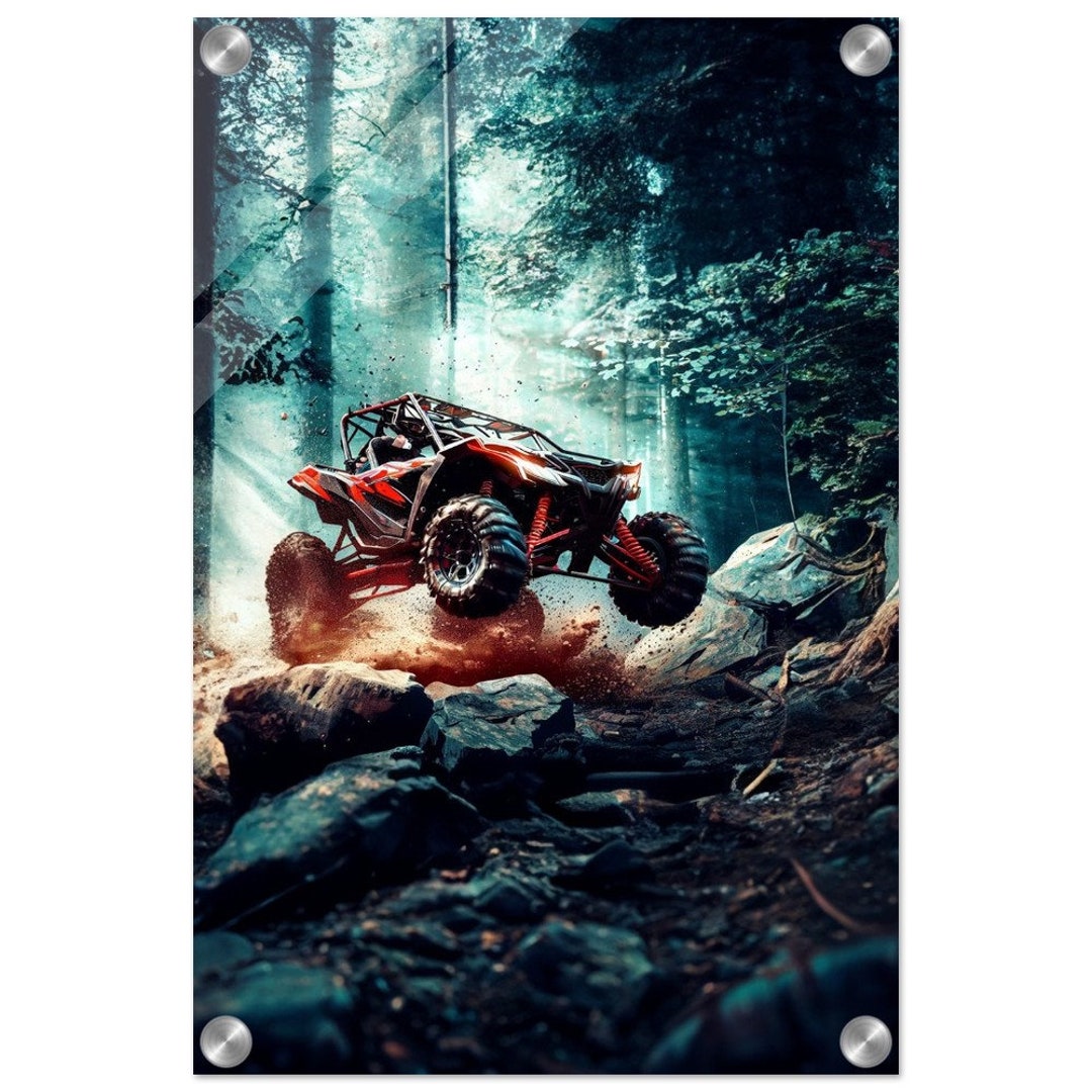 Side by Side Offroad Poster | SXS ATV UTV Print | off Road Trail Riding ...