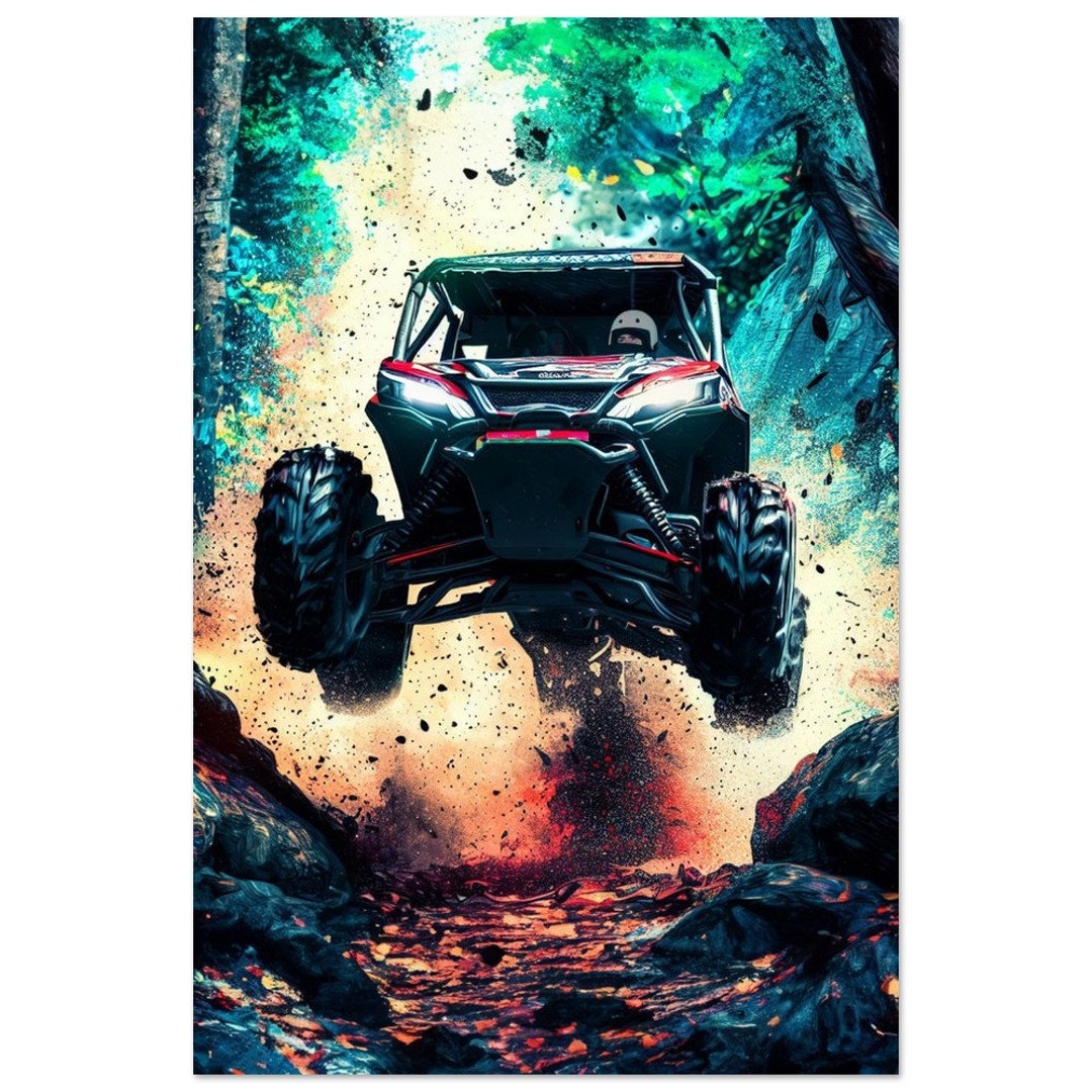 Side by Side SXS Poster | ATV UTV off Road Trail Riding | Fantasy ...