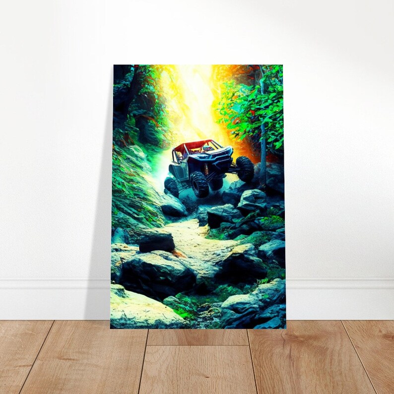 Side by Side Offroad SXS Poster ATV UTV off Road Trail Riding Fantasy ...