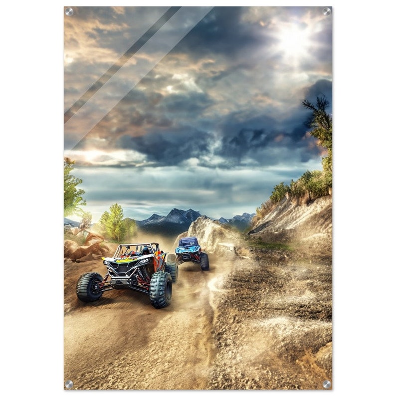 Riding Side by Side Poster ATV UTV Offroad SXS Trail Riding Off-road ...