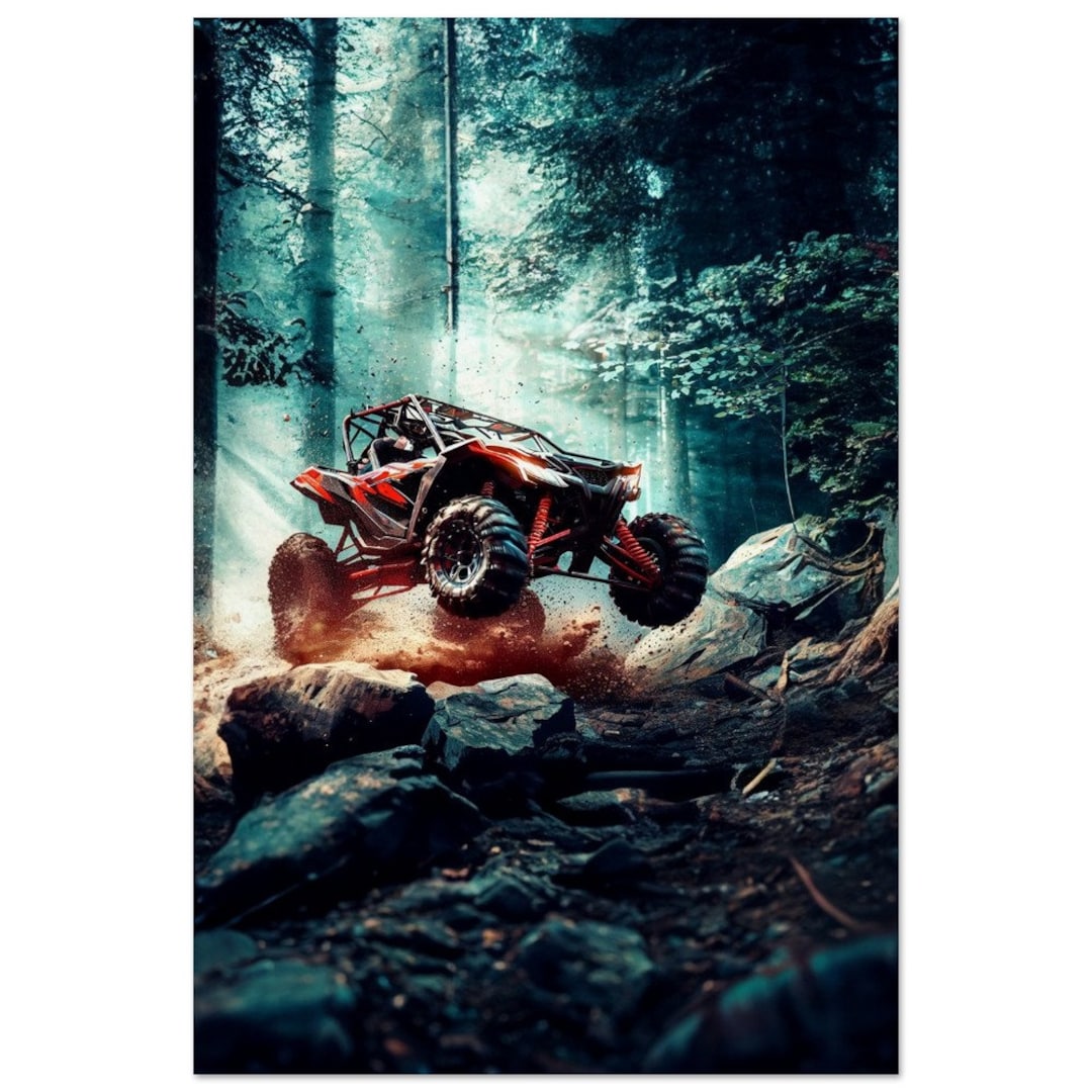 Side by Side Offroad Poster | SXS ATV UTV Print | off Road Trail Riding ...
