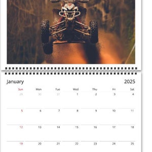 2025 ATV Quad Offroad Calendar | Four-wheeler | Adventure Wall Art ...