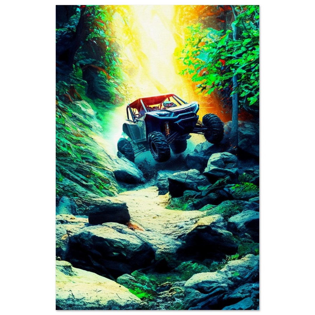 Side by Side Offroad SXS Poster | ATV UTV off Road Trail Riding ...