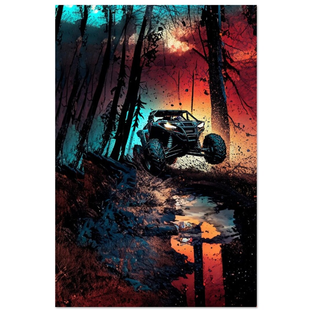 Ride Offroad UTV Side by Side Poster | SXS Dirt Side X Side Riding ...